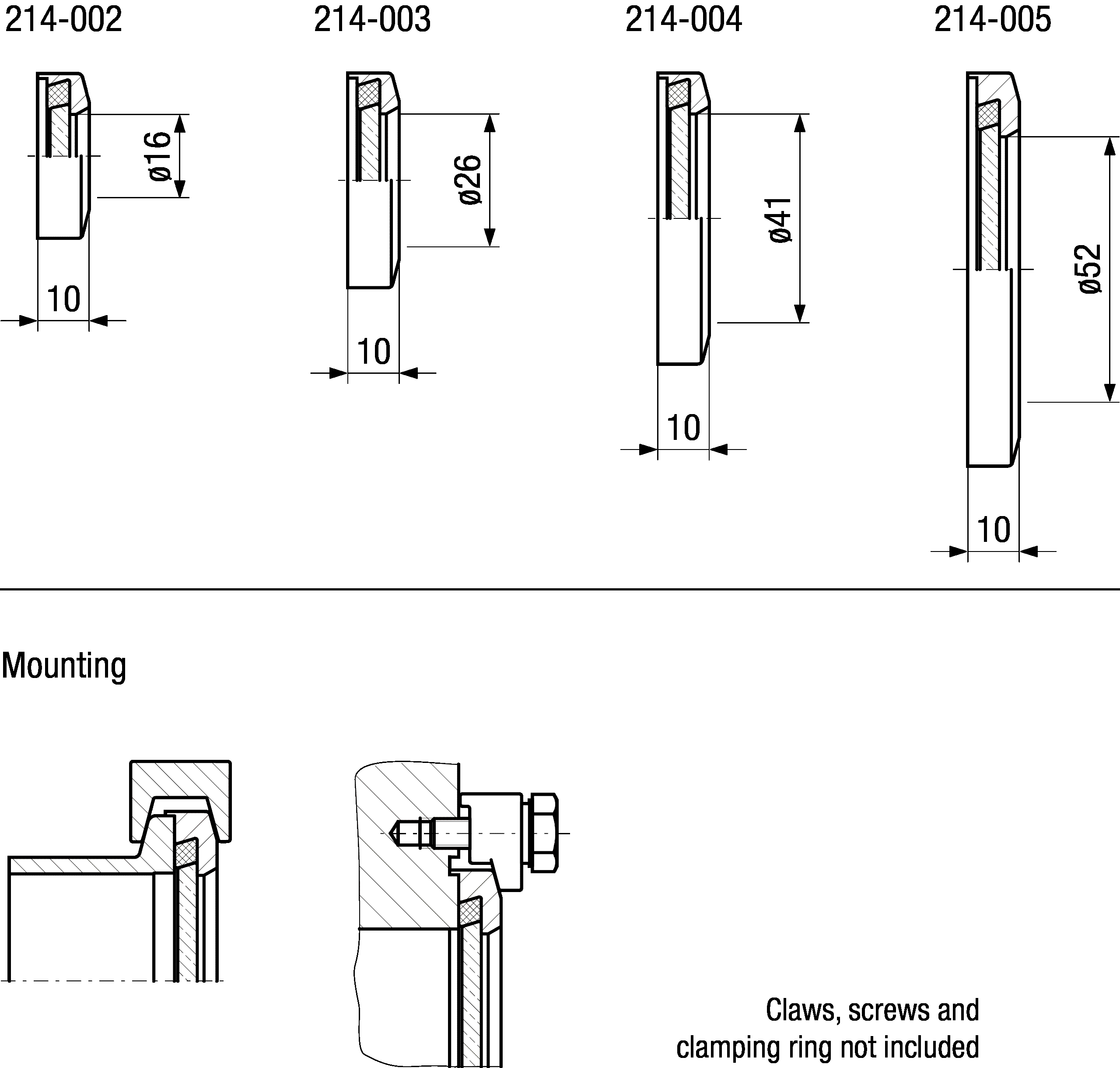 观察窗 ISO-KF | INFICON